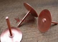 China 2 Mm X 20 Mm Copper Disc Rivets For Fixing Of Fibre Cement Slates for sale
