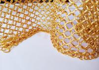 China Stainless Steel 1.2x12mm Metal Ring Mesh For Discos Decoration for sale