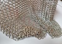 China 0.53x3.81mm Stainless Steel Mesh Curtain Chainmail Safety Welded Type for sale