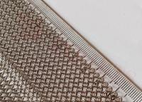 China Stainless Steel Welded Ring Metal Mesh Curtain Security 0.53mm X 3.81mm for sale