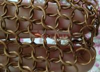 China Fire Prevention Stainless Steel Ring Mesh Drapery Used As Decorative Metal Curtain for sale