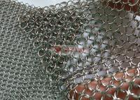 China Fire Prevention Stainless Steel Ring Mesh Drapery Used As Decorative Metal Curtain for sale