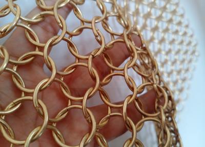 China Welded Or Non Welded Stainless Steel Round Ring Mesh For Decoration And Security for sale
