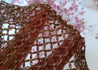 China Copper Color Stainless Steel 10mm Chain Mail Fringe Curtains For Architectural Design for sale