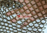 China Stainless Steel Chain Braided Ring Mesh With Welded And Non Welded Ring Type for sale