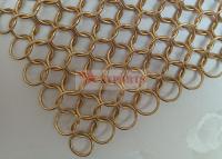 China Stainless Steel Chain Braided Ring Mesh With Welded And Non Welded Ring Type for sale