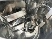 China 500L Stainless Steel Vacuum Emulsifier Mixer with Homogenizer for Cosmetic Cream and Lotion for sale