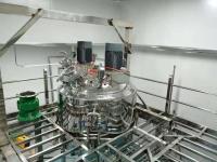 China Optical Glass Chemical Storage Tank 2500 Liters Chemical Mixer Machine for sale