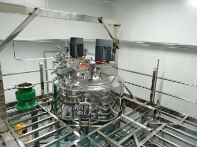 China Optical Glass Chemical Storage Tank 2500 Liters Chemical Mixer Machine for sale