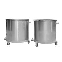 China Industrial Storage Tank Moveable Type 1000 Liter Tank With Hinged Lid for sale