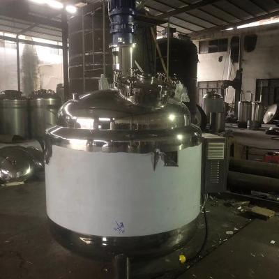 China 500L Stainless Steel Jacketed Reactor with Agitator and Temperature Control for Chemical Synthesis for sale
