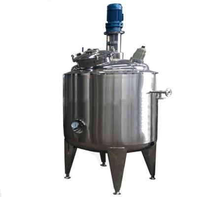 China 1000L Stainless Steel Jacketed Mixing Tank with Heating Cooling Temperature Control for Chemical for sale