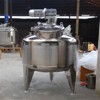 China 500L Stainless Steel Mixing Tank with Heating Jacket — Double-Layer Temperature Controlled Vessel for sale