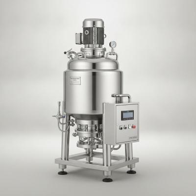 China 500L SS316L High Shear Homogenizer with CIP Compatibility for Cosmetic Production for sale