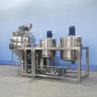 China 1000L Liquid Soap Making Machine Stainless Steel Production Line for SLES LABSA Dishwashing Liquid and Hand Soap for sale