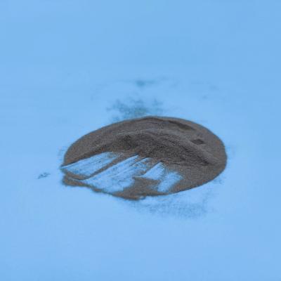 China Deep Dark Brown Aluminum Oxide Grain 1400um-1180um Burnishing F16 Bauxite Material for sale