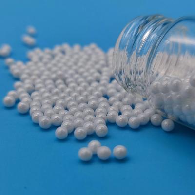 China 95% Zirconia Grinding Media 3mm 4mm ZrO2 Grinding Ball for Car Wheel Polishing for sale