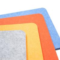 China PET Acoustic Panel 24mm 1220x2440mm Red Bold Statement Acoustic Treatment for sale