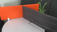 China Decorative Modular Office Furniture Touch Screen Table Top Desk Dividers for sale