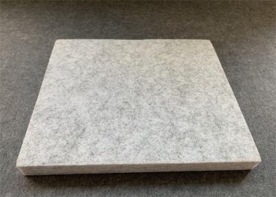 China PET Felt Panel 9mm 600x1200mm Grey Modular Wall Tile System for sale