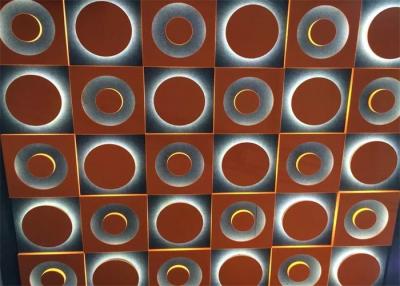 China Woodgrain PET Acoustic Panels Realistic Timber Finish Sound Absorbing Wall for sale