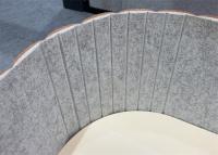 China Semi Rigid Surface Anti Static 4'x8' Acoustic Desk Dividers for sale