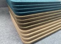 China PET Felt Panel 24mm 600x600mm Woodgrain Natural Look Acoustic Tile for sale