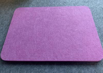 China PET Acoustic Panel 12mm 1220x2440mm Black High NRC Sound Absorber for sale