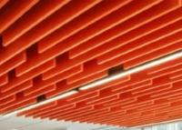 China E0 Level PET Vertically Acoustic Suspended Acoustic Baffles 9mm Thickness for sale