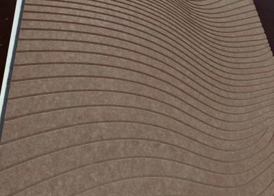 China PET Acoustic Panel 12mm 1220x2440mm Grey Versatile Commercial Sound Absorber for sale