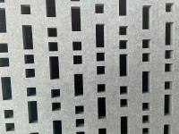 China PET Felt Panel 12mm 600x600mm Black Commercial Grade Soundproofing for sale