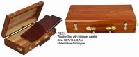 China Modern Custom Art Storage Containers Wooden Box With Foldaway Palette for sale