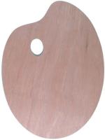 China Recycled Wooden Artist Palette For Acrylic Painting , Painter'S Palette Oil Painting Tools for sale