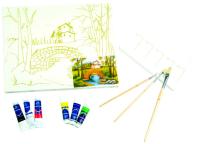China Integrated Acrylic Paint Starter Set , Travel Acrylic Paint Set For 8 Year Old for sale