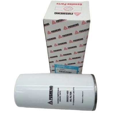 China Industrial Screw Air Compressor Spare Part Fusheng 2605531490 Oil Filter with Design for sale