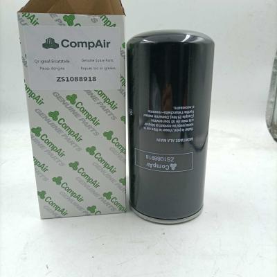 China Compair ZS1088918 Oil Filter Essential Component For Industrial Screw Air Compressors for sale