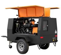 China Diesel Mobile Air Compressor  Water Cooling For Industrial for sale