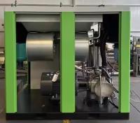 China 100% Water Free Lubricated Screw Air Compressor 45kw For Food Industry for sale