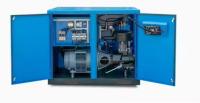 China 75kw 8bar Fixed Speed Dry Oil-Free Screw Air Compressor for sale