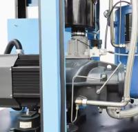 China 55kw  Energy-Saving Industrial ElectricMotor Air Cooled/Cooling Double Rotary Screw Type AirCompressor for sale