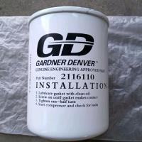 China Gardner Denver Oil Filter 2116110 for Screw Air Compressors 10-20 Micron for sale