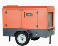 China Portable High Power 59KW Diesel Mobile Air Compressor for High Altitude & Low Temperature Oil Lubrication Used 10bar Pressure for sale