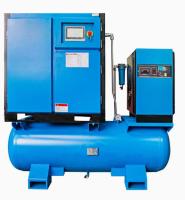 China 11kw High Pressure Screw Air Screw Compressor with Tank, Line Filters Laser Cutting for sale