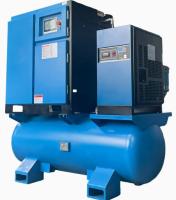China 11kw High Pressure Screw Air Screw Compressor with Tank, Line Filters Laser Cutting for sale