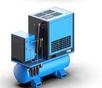 China 11kw High Pressure Screw Air Screw Compressor with Tank, Line Filters Laser Cutting for sale