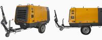China 220KW Portable Compressor Diesel Engine Driven Screw Air Compressor for blasting for sale