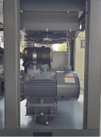 China 37kw Industrial Micro Oil-less Screw Air Compressor 200kw Power W Air Cooling 380v AC Essential PLC Motor Pump Engine Bearing for sale