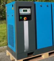China Portable 27.5KW Oil-Free Vortex Screw Compressor 380V 8bar Pressure Silent 22KW Gas-Lubricated Tank for Stationary Pump Engine for sale