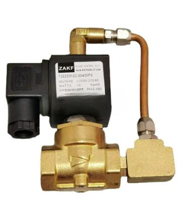 China 39198569 New Metal Sewage Discharge Solenoid Valve for Ingersoll Rand Screw Air Compressor Parts 42590083 for sale