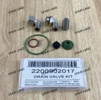 China Pneumatic Replacement Compressor Parts Atlas 2200902017 Drain Valve Kit Metal Aluminum Screw Type Used New Condition for sale